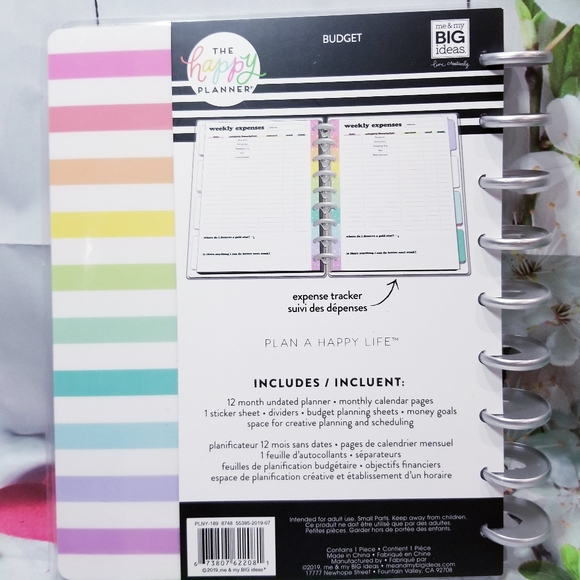 The Happy Planner | Other | Budget Undated Classic Size Planner Happy ...